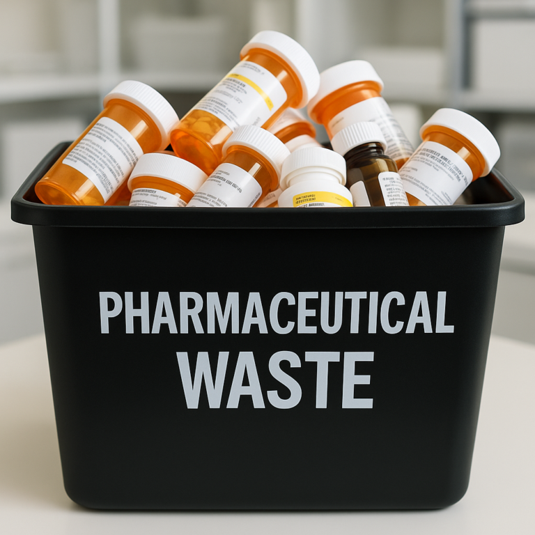 What Goes in Black Pharmaceutical Waste Containers? | Drug Sorting ...